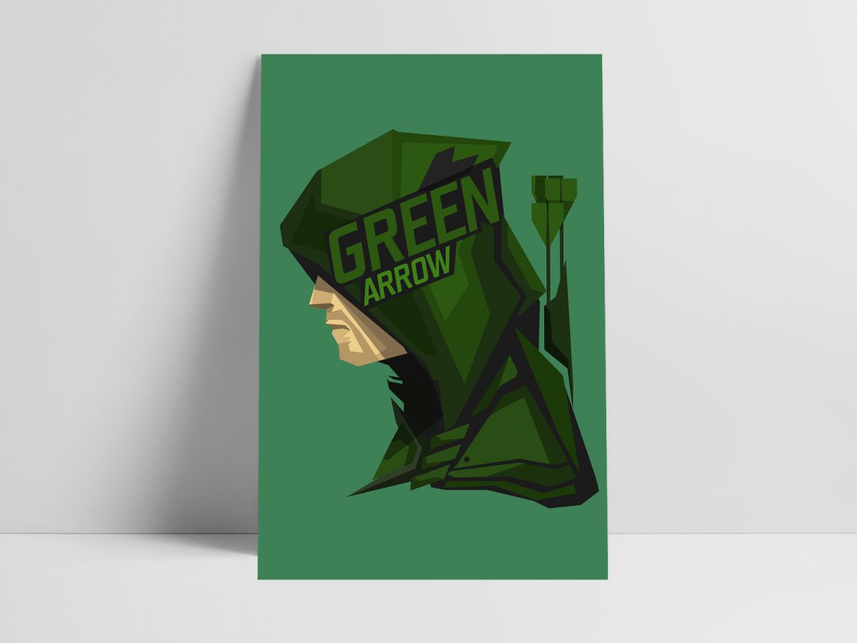 GREEN ARROW MINIMAL POSTER