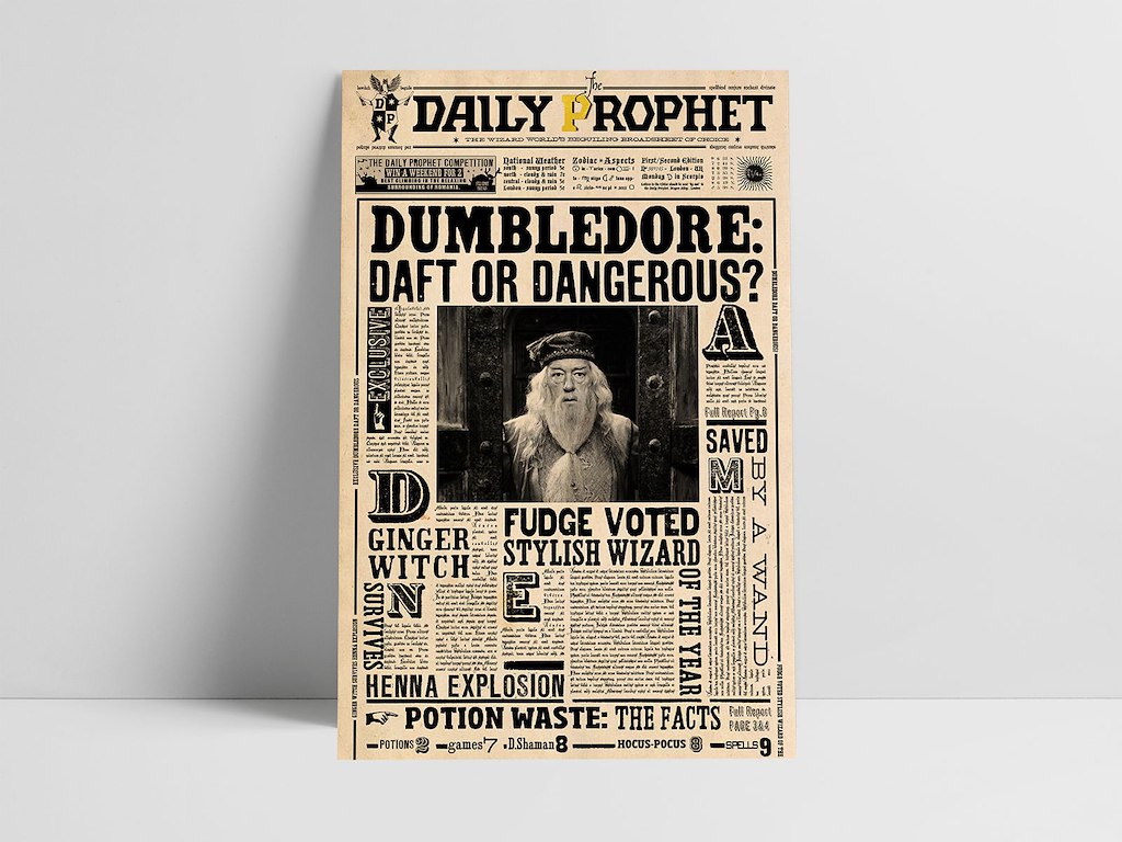 HARRY POTTER FILMSKI POSTER – DAILY PROPHET