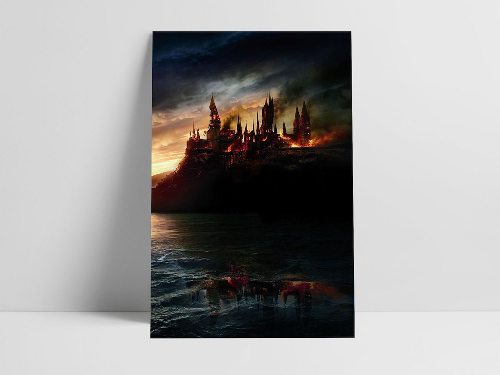 HARRY POTTER I RELIKVIJE SMRTI 1 FILMSKI POSTER HOGWARTS