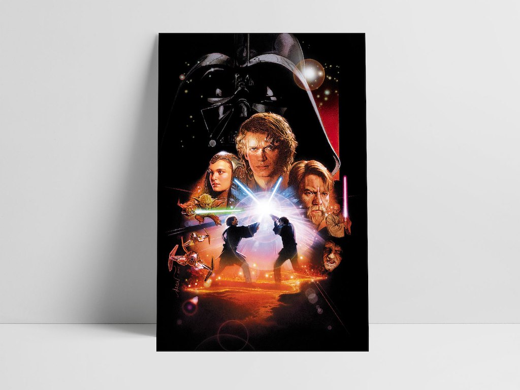 REVENGE OF THE SITH FILMSKI POSTER