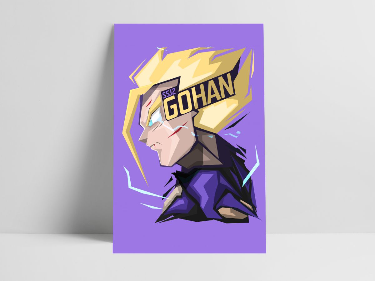 SSJ2 GOHAN MINIMAL POSTER