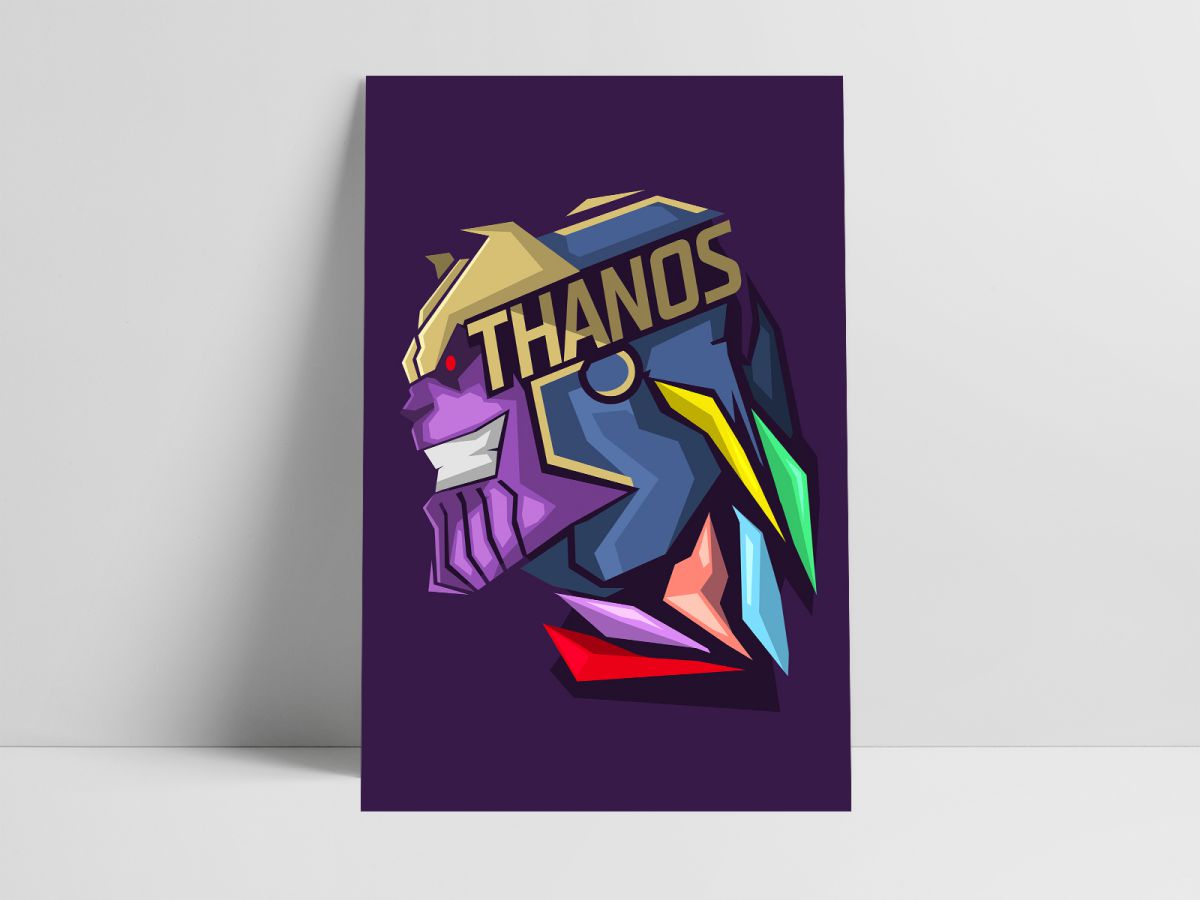 THANOS MINIMAL POSTER