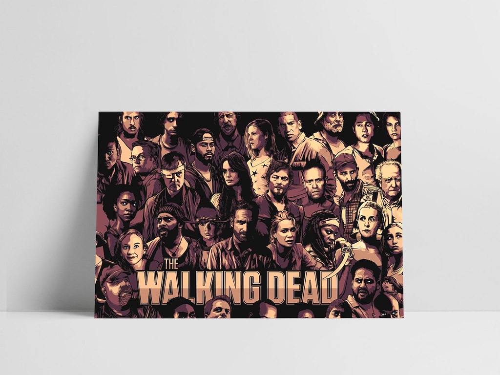 WALKING DEAD GROUP POSTER