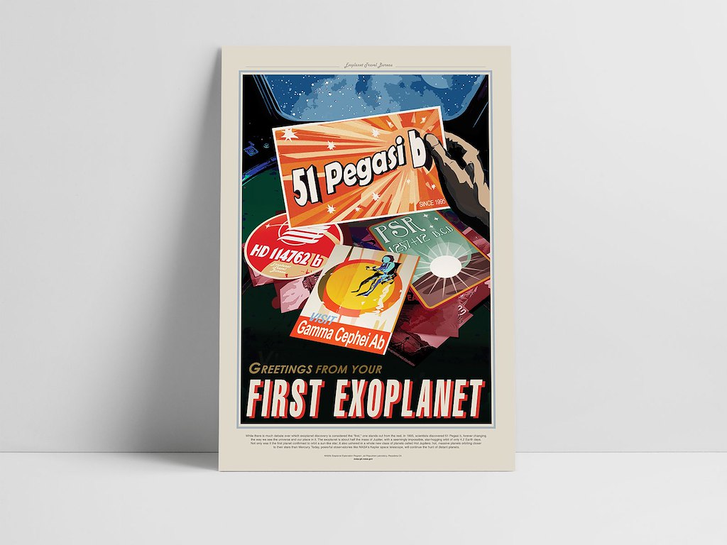 51 PEGASI B RETRO POSTER