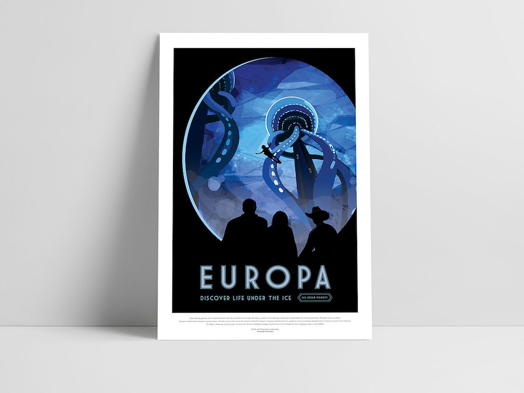 EUROPA RETRO POSTER