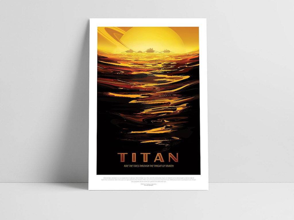 TITAN RETRO POSTER