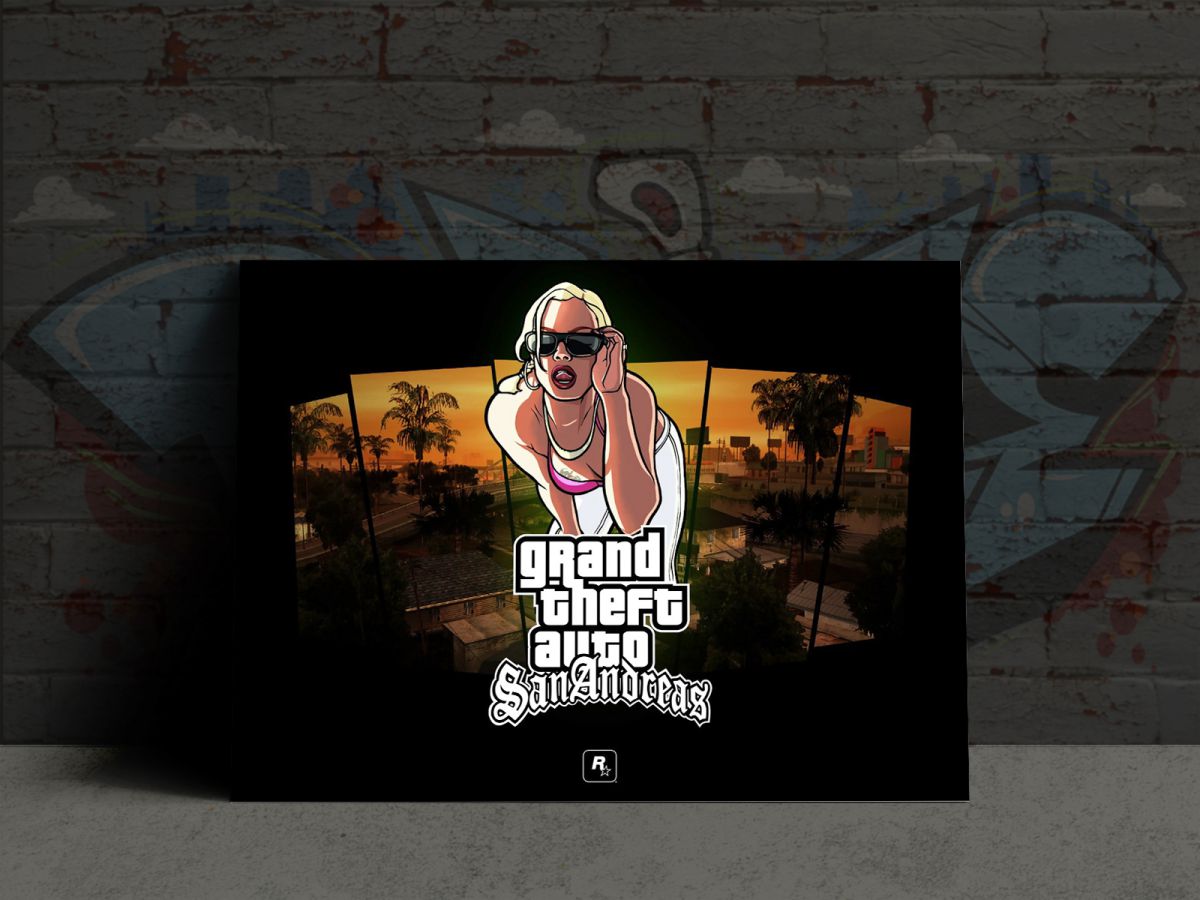 GTA SAN ANDREAS POSTER