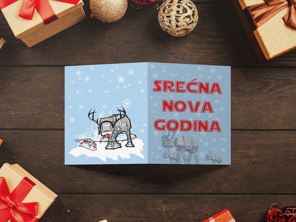 STAR WARS ČESTITKA ZA NOVU GODINU V1