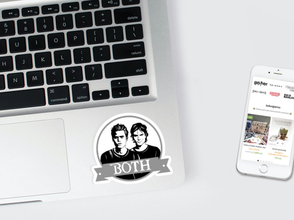 BOTH SALVATORE BROTHERS STIKER