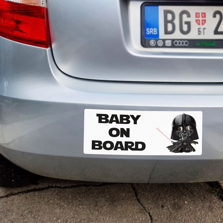 DARTH VADER BABY ON BOARD