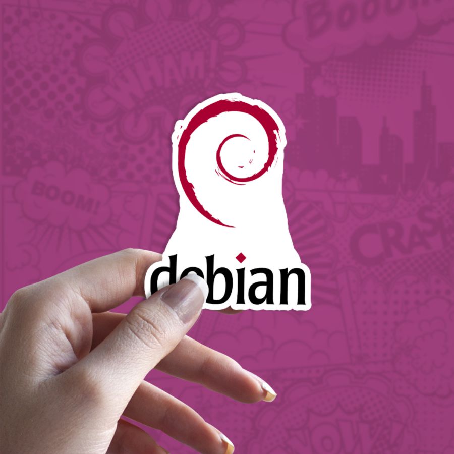 DEBIAN STIKER