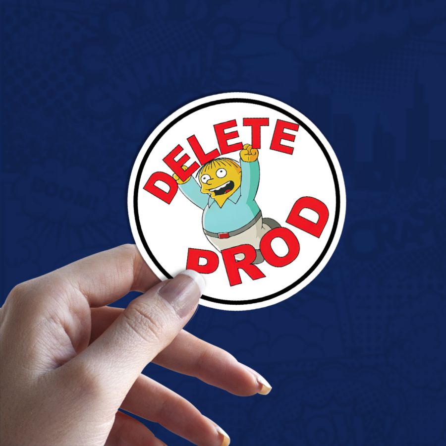 DELETE PROD STIKER