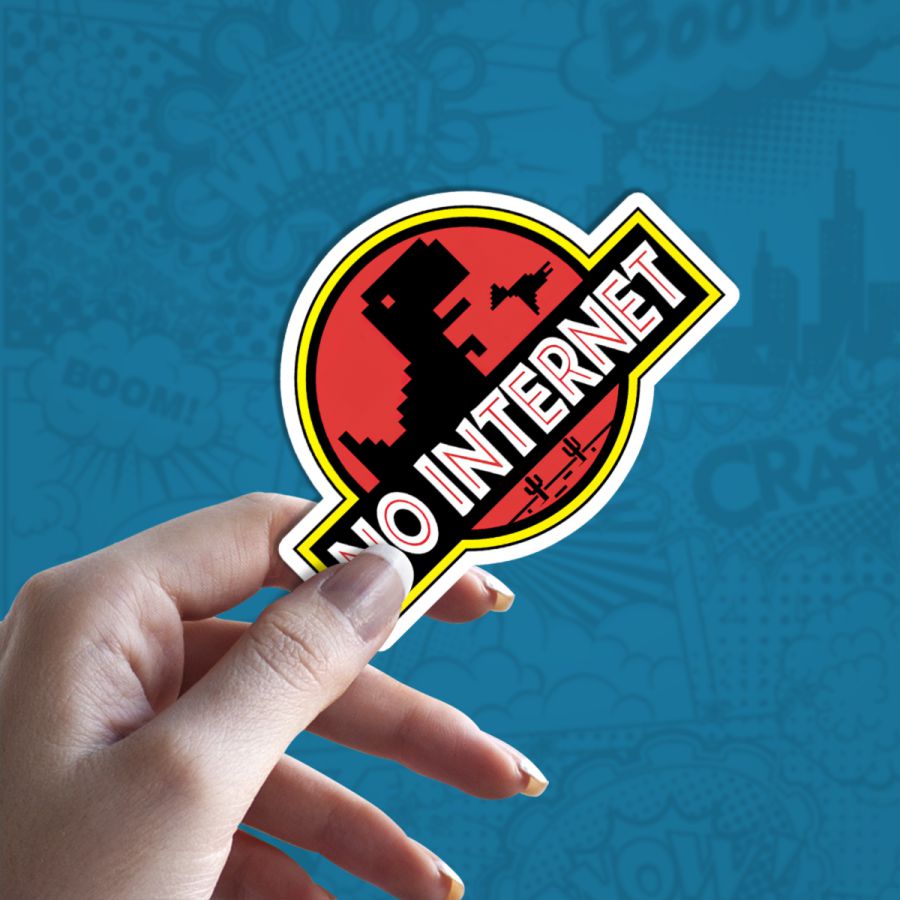 NO INTERNET STIKER