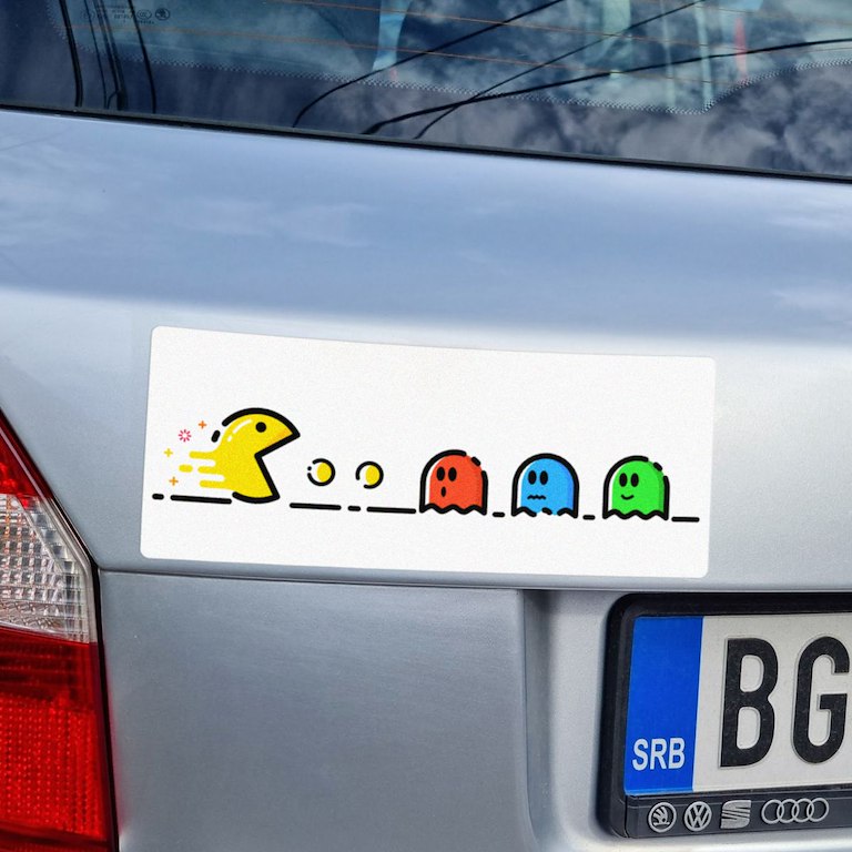 PACMAN AUTO STIKER