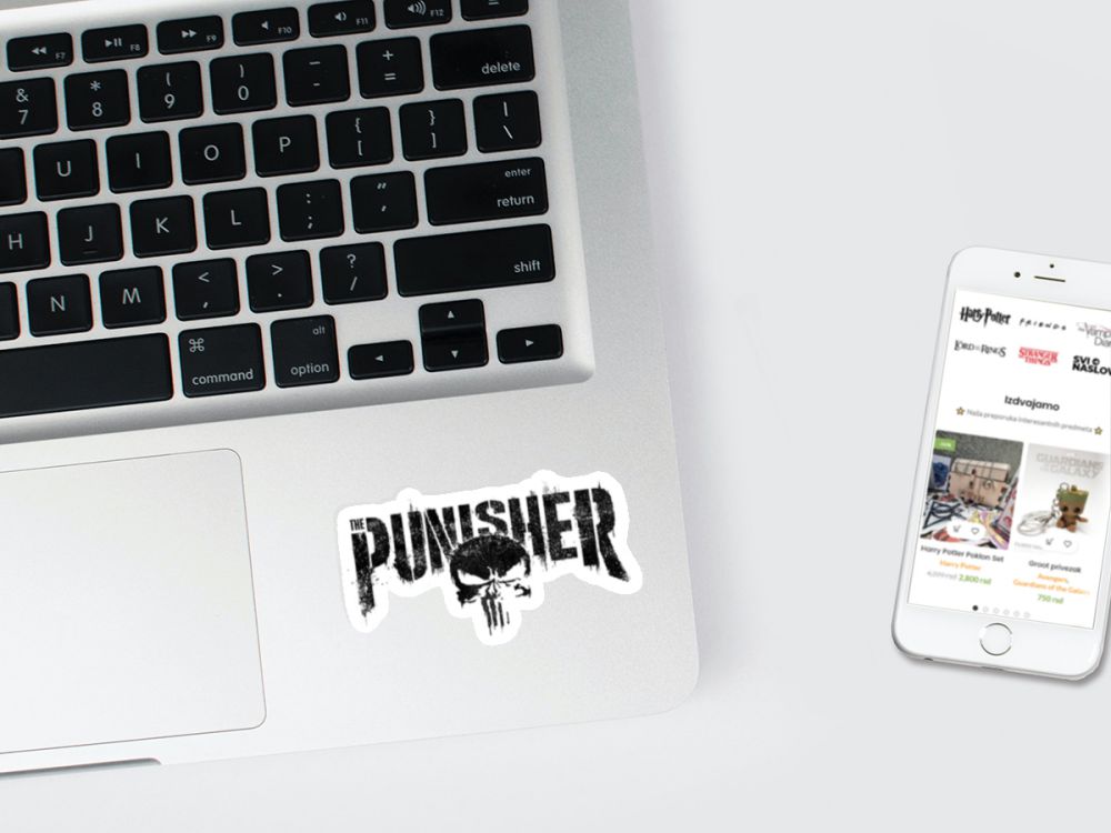 PUNISHER LOGO STIKER