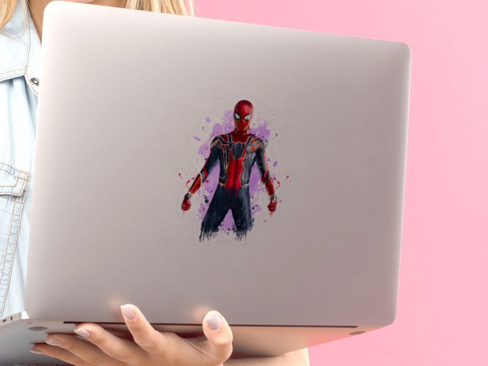 SPIDER-MAN TRANSPARENTNI STIKER