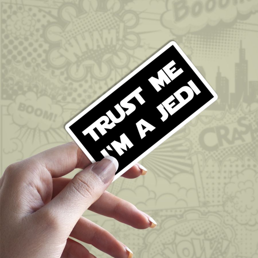 TRUST ME I’M A JEDI STIKER