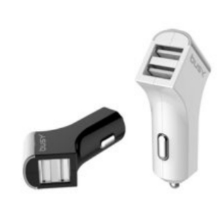 BUSY USB CAR CHARGER DUAL 2.4A