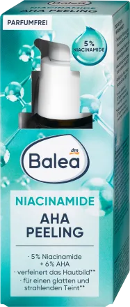 Balea
Piling za lice – AHA kiseline i niacinamid, 30 ml