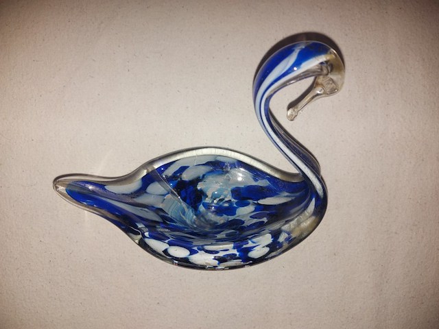 Original  Murano  labud  figura