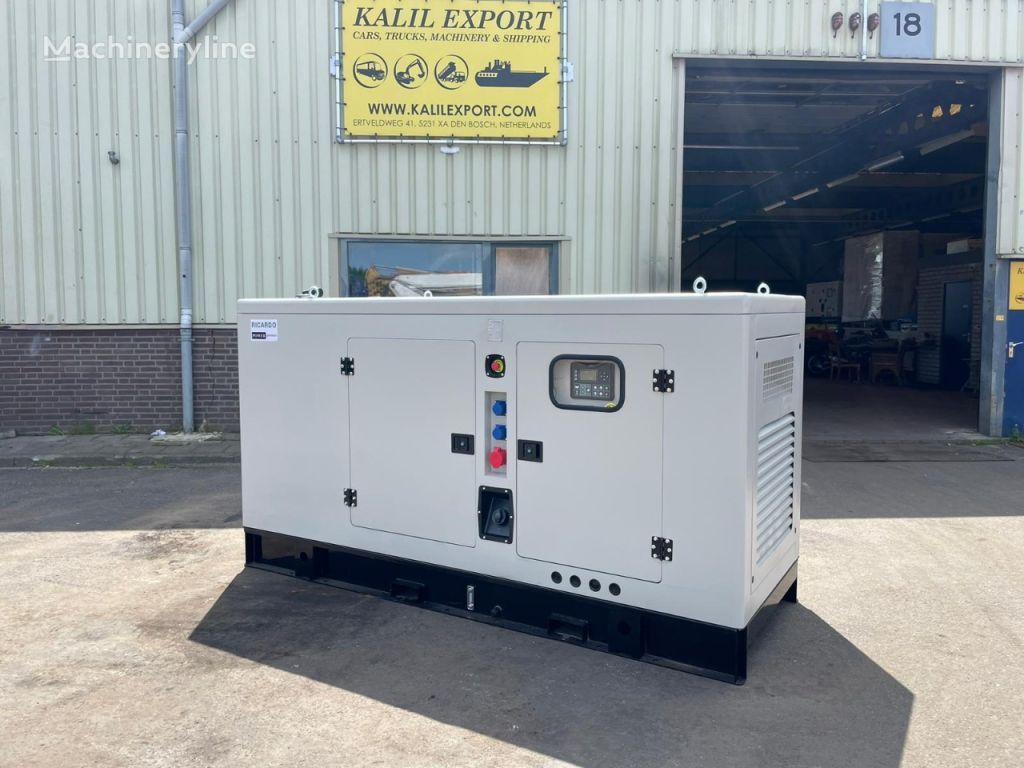 Novi Ricardo 100 KVA (80KW) Silent Generator 3 Phase 50HZ 400V ATS New Unused diesel generator