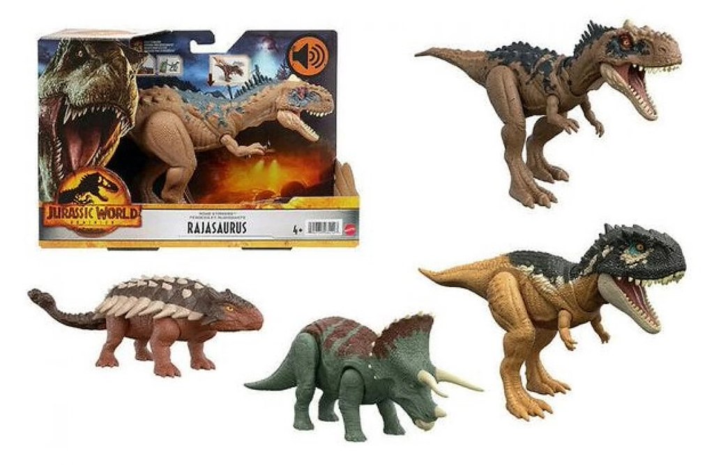 JURASSIC WORLD DOMINION ROAR STRIKERS DINOSAURUS 4ASS CENA ZA 1 KOM