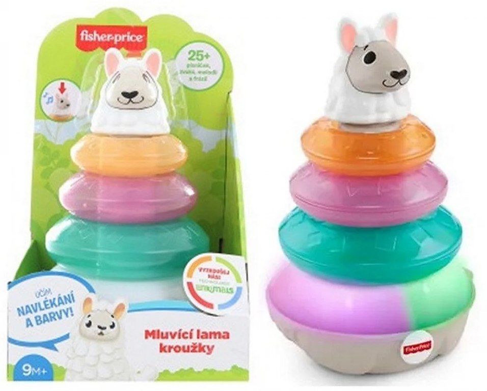 FISHER PRICE EUKATIVNI PRSTENOVI LAMA GTL39 CESKI JEZIK