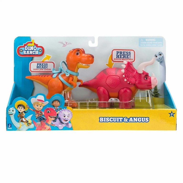 DINO RANCH SET 2PCS BISCUIT UND ANGUS DNR0008