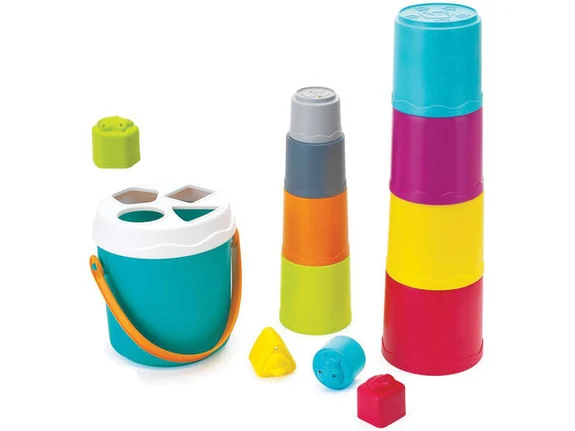 B Kids igračka Shape sorting stack n nest