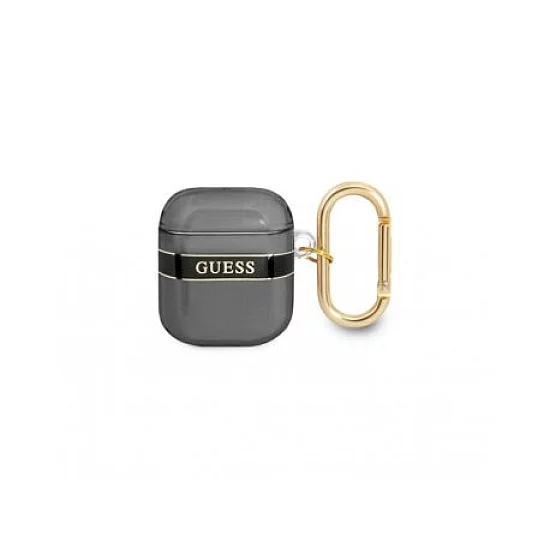 GUESS FUTROLA ZA AIRPODS 1/2 BLACK CORD CENA