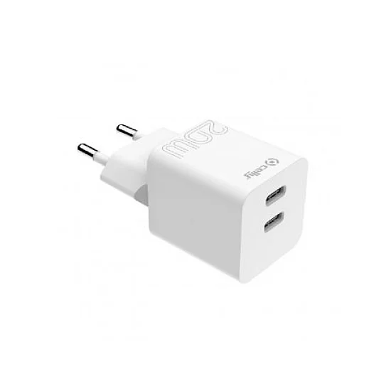 CELLY GLAVA PUNJAČA SA 2 USB-C ULAZA OD 20W CENA