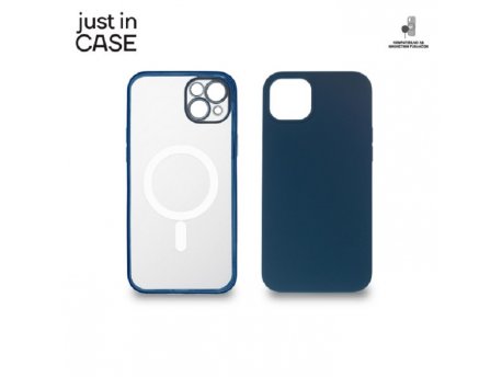 JUST IN CASE 2U1 EXTRA CASE MAG MIX PLUS PAKET PLAVI I ZA IPHONE 14 PLUS