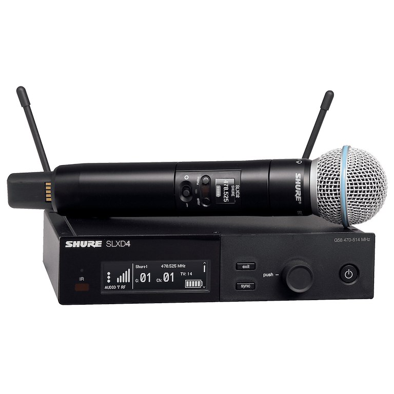 Shure SLXD24/B58 K59 (606 - 650 MHz) bežični mikrofon