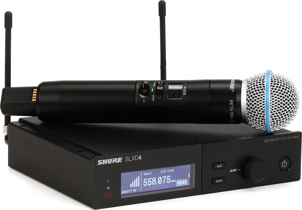 Shure SLXD24/BETA58 H56 (518 - 562 MHz) Bežični mikrofon