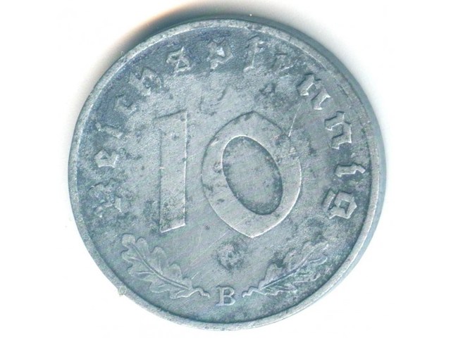 Nemacka 10 reichspfennig 1940 B