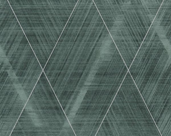 A.S. CRÉATION WALLPAPER «GRAPHICS, 3D, GREEN, GREY, METALLIC, SILVER» 388242