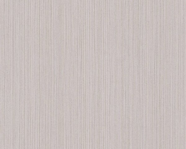 A.S. CRÉATION WALLPAPER «UNI, GREY, METALLIC, SILVER» 388195