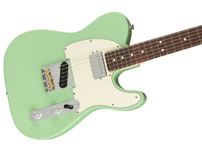 Fender American Performer Telecaster HUM RW Satin Surf Green