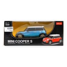 RASTAR RC automobil Mini cooper S 1:24 (plavi, crveni)