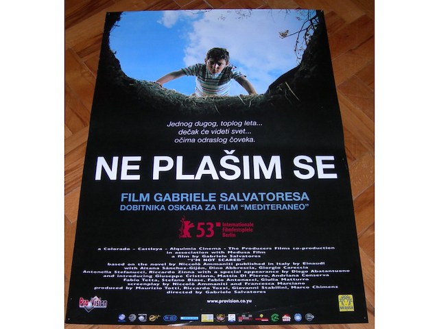 Ne plašim se (Gabriele Salvatore) - filmski plakat