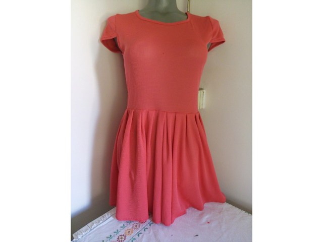 Narandzasto roze haljina S