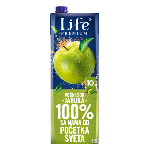 Life Premium sok 1.5l Jabuka