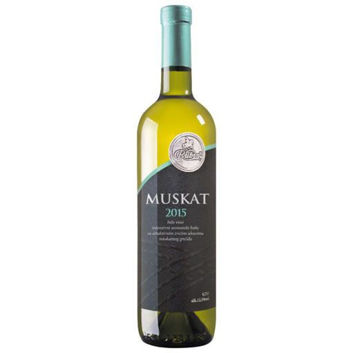 Vino Muskat belo 0.75l Rubin