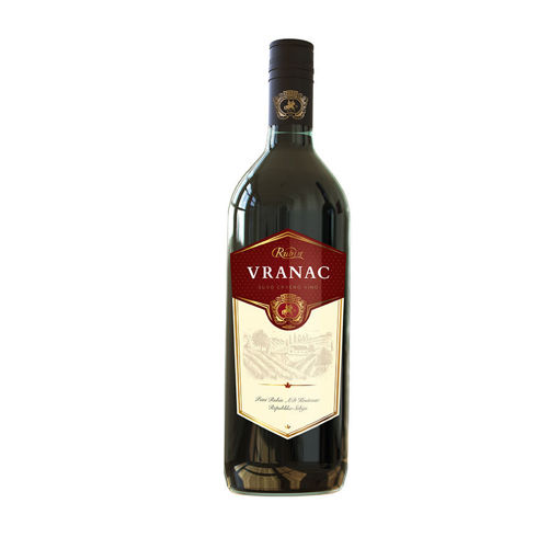 Crno vino Vranac 1l Rubin