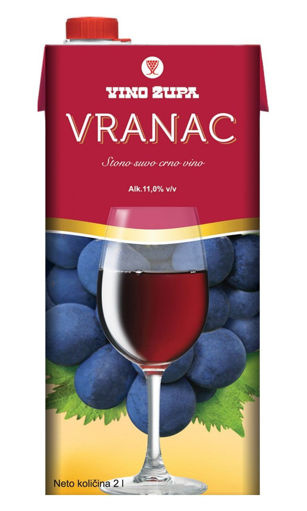 Crno vino Vranac 2l Vino Župa