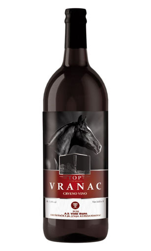 Crno vino Vranac Vino Župa 1l