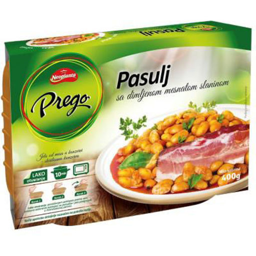 Neoplanta Prego pasulj dimljena slanina 400g