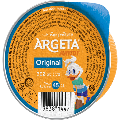 Argeta Junior Kokošija pašteta 45g