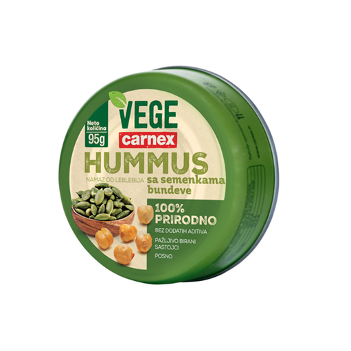 Hummus Carnex Vege semenke bundeve 95g