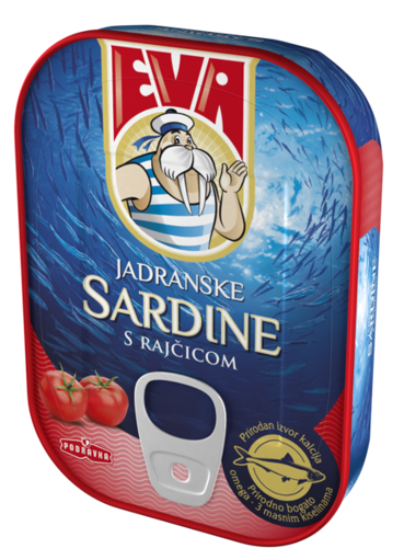 Sardine Eva paradajz 115g